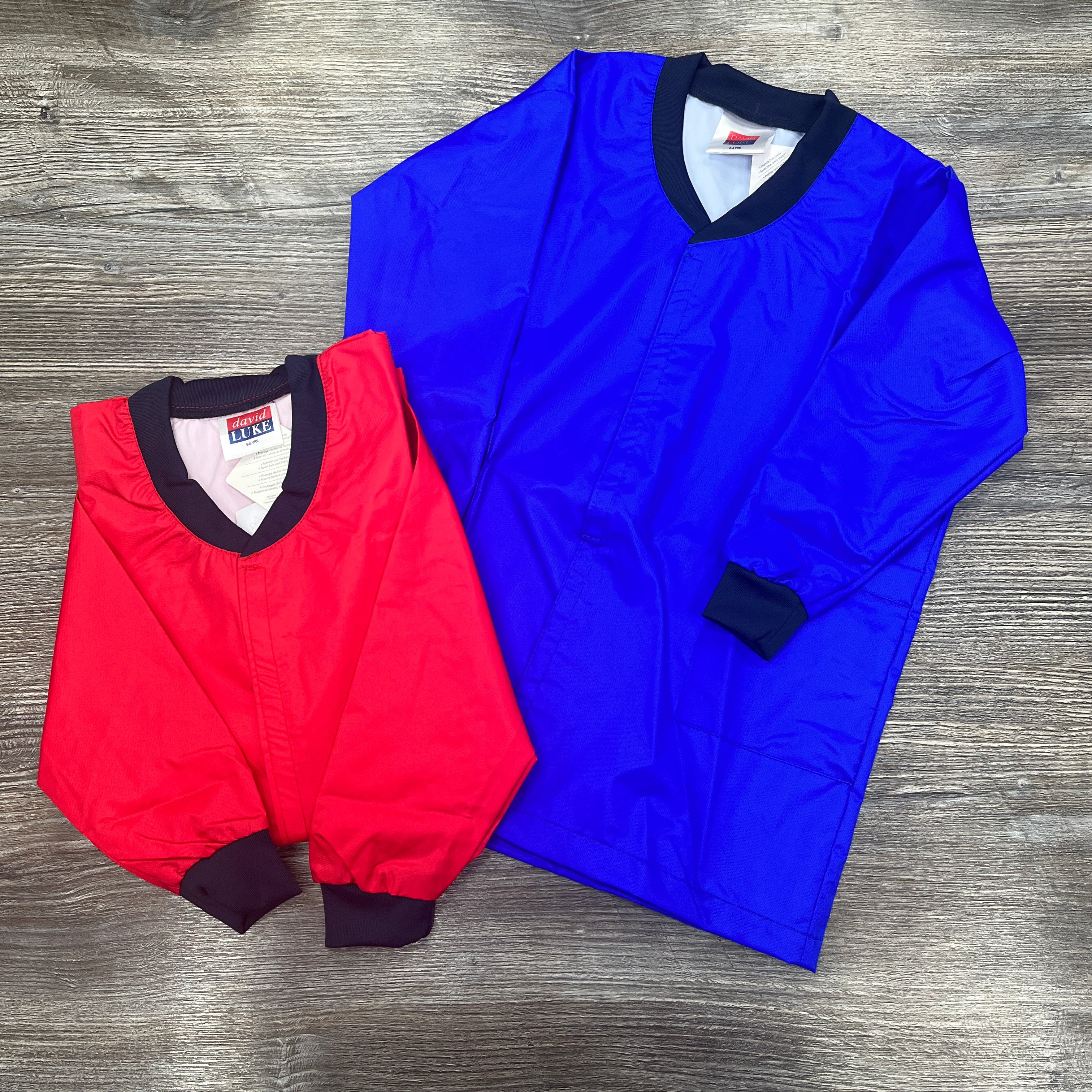 Red and Royal Blue Art Smocks | Grays Schoolwear